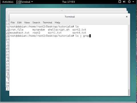 grep - Print Lines Matching a Pattern [Debian Linux] - YouTube