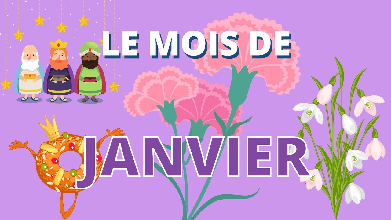 Le mois de janvier : jours, dates importantes et dicton - YouTube