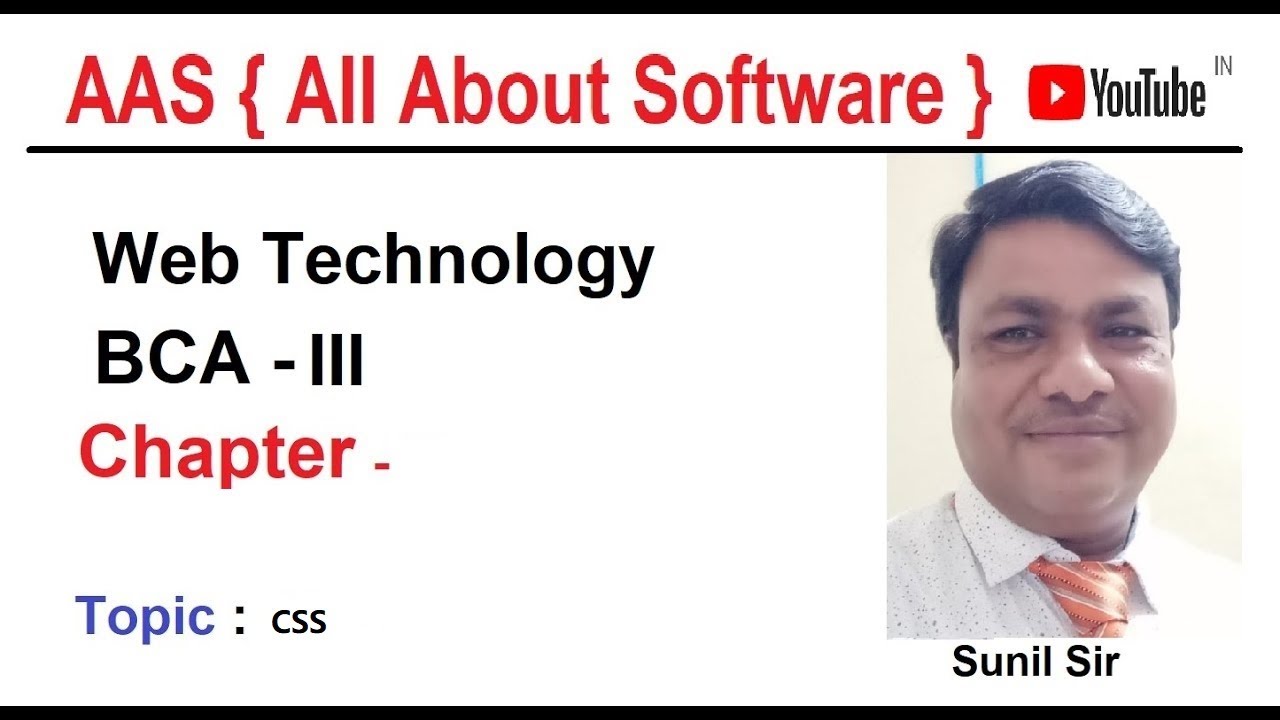 BCA III - Web Technology - CSS - YouTube