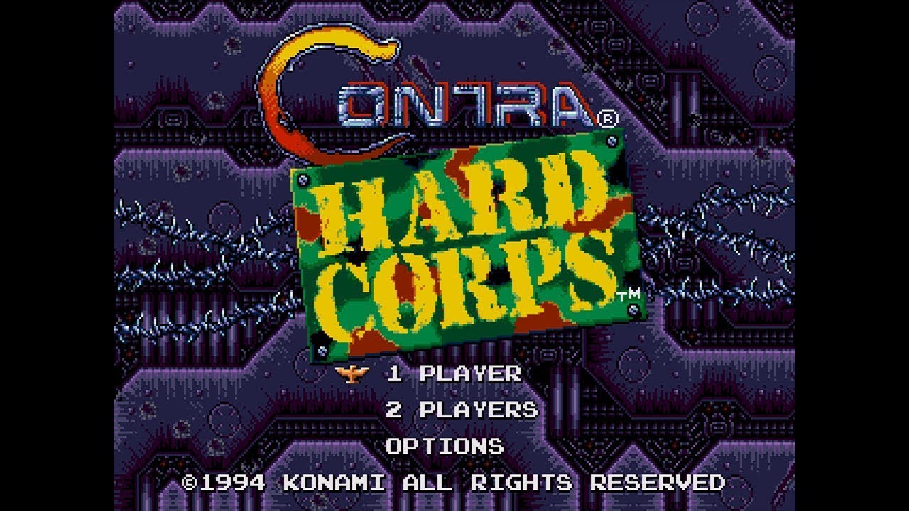 Contra Hard Corps Gameplay Sega Genesis Multiplayer - YouTube