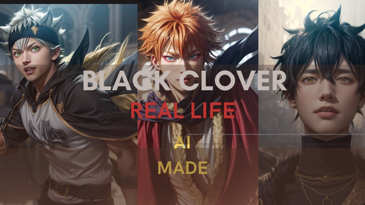 "AI GENERATES HOW ANIME CHARACTERS WOULD LOOK LIKE IN REAL LIFE "(Black ...