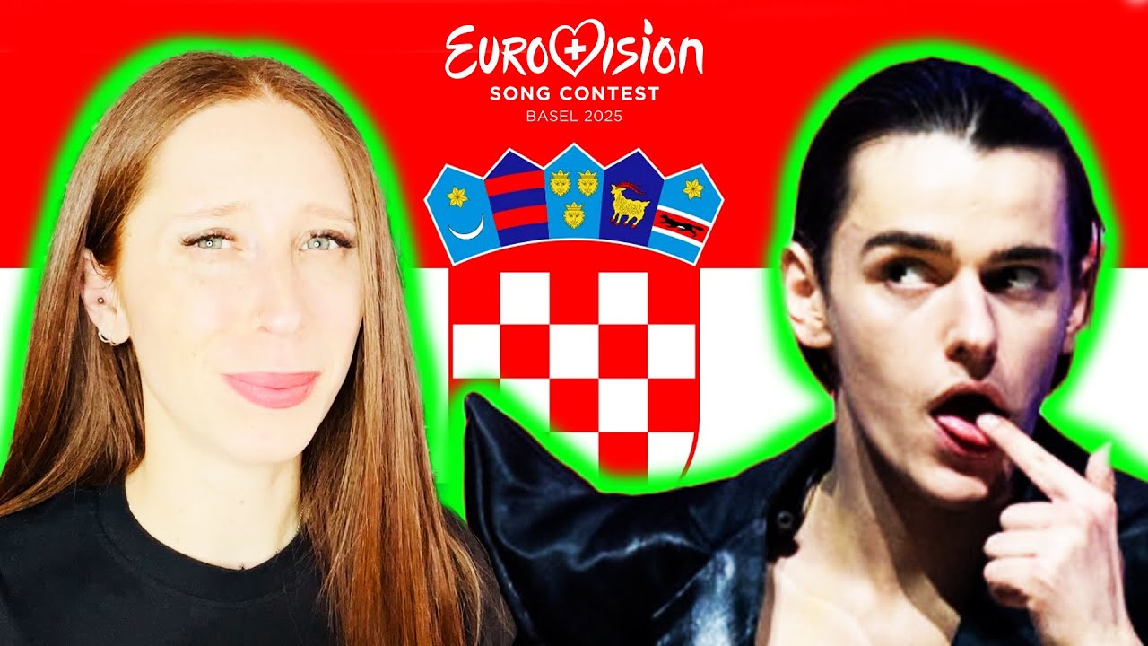 LET'S REACT TO CROATIA'S SONG FOR EUROVISION 2025 // MARKO BOŠNJAK ...