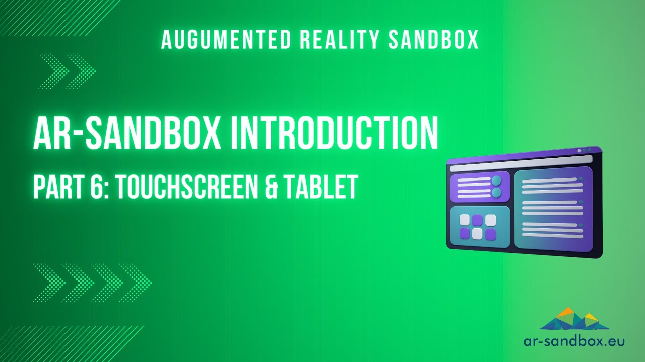 Ar-Sandbox Introduction Part 6: Touchscreen Tablet - YouTube