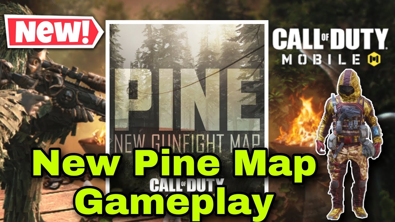 New Pine Map Gameplay in COD Mobile | 1V1 gameplay on Pine Map| Funny ...