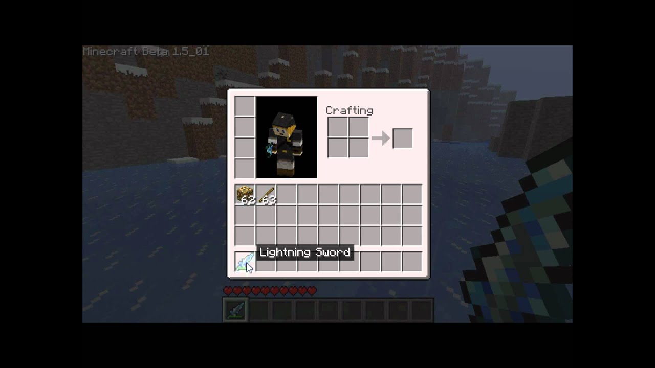 Minecraft Mod: Lightning Sword - YouTube