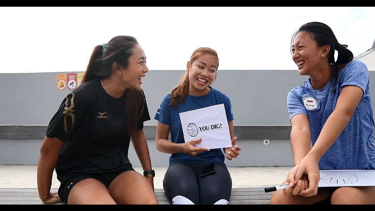 Beach Volleyball Ong Wei Yu and Eliza Chong 'Pictionary' Game: Sport ...