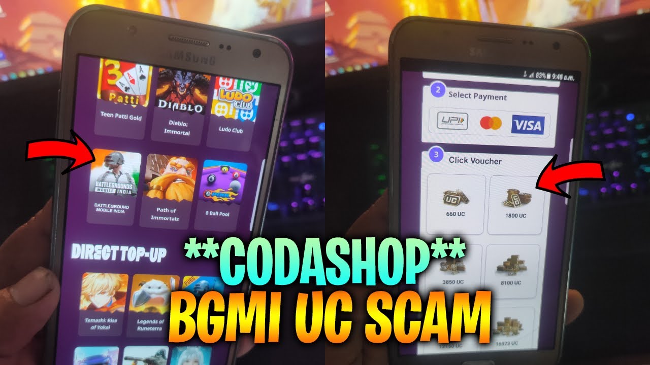 BGMI Biggest UC Scam || ** Stay Alert** || Codashop Mein Bgmi Wapas ...