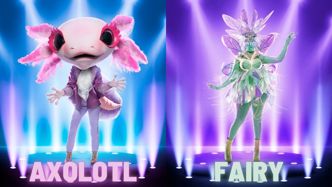 Axolotl and Fairy Reveal!! (Country Night) | THE MASKED SINGER SEASON 9 ...