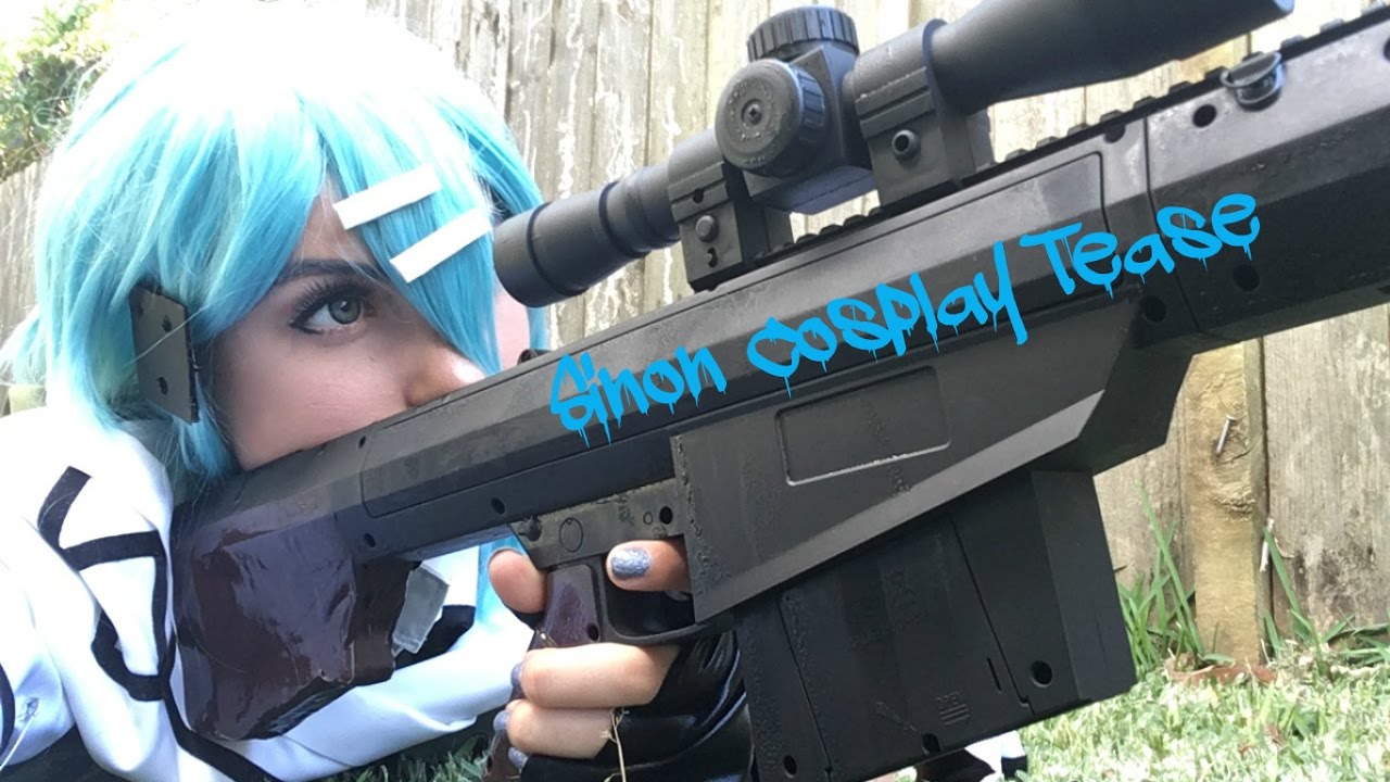 Sinon Cosplay tease | Move like a soldier ( Sword Art Online, GGO ...