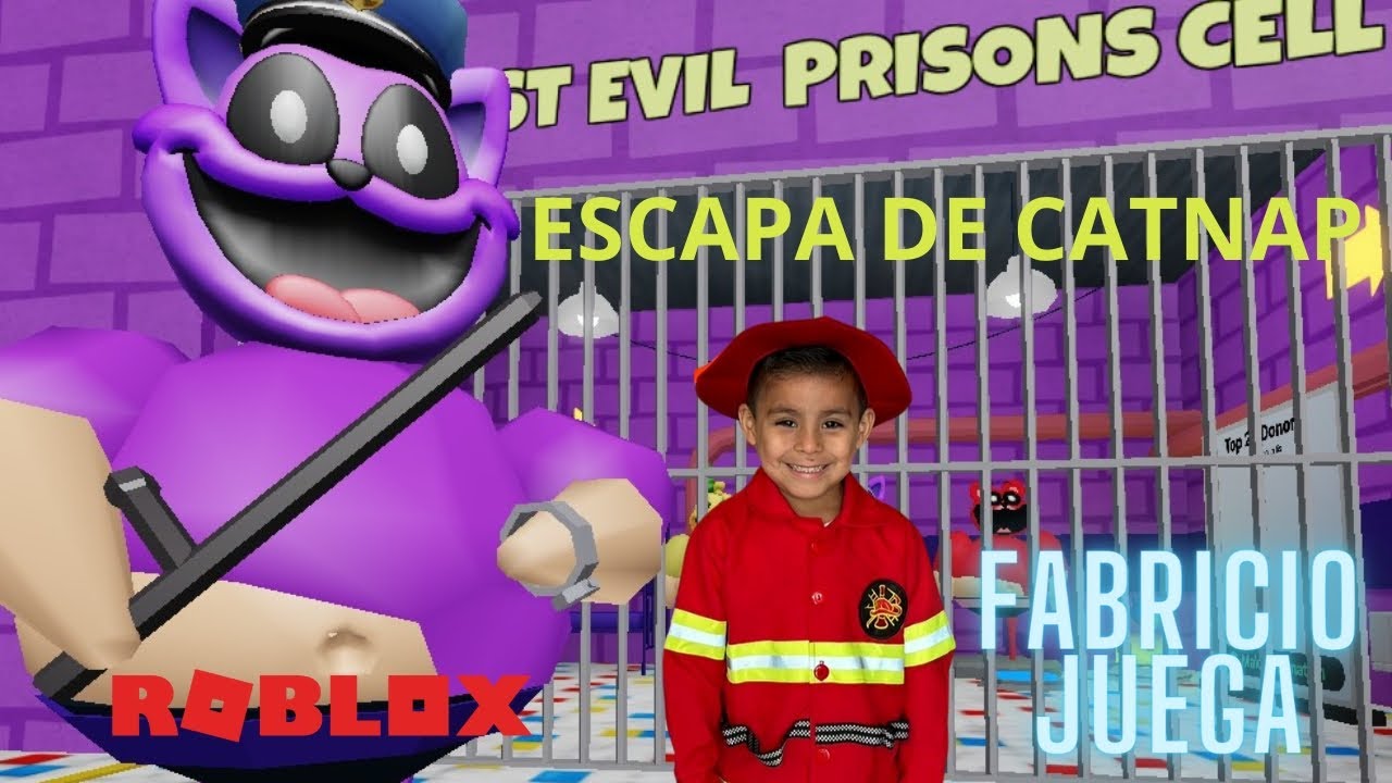 ESCAPA DE CAPNAT / #roblox / FABRICIO JUEGA - YouTube