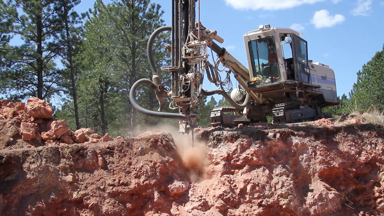 Utility line blasting - YouTube