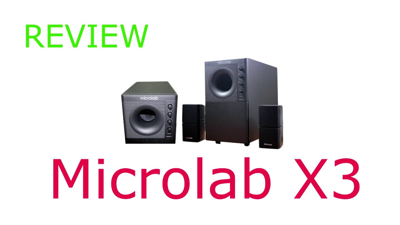 Microlab X3 Test ครัช ท่านผู้ชมมม - YouTube
