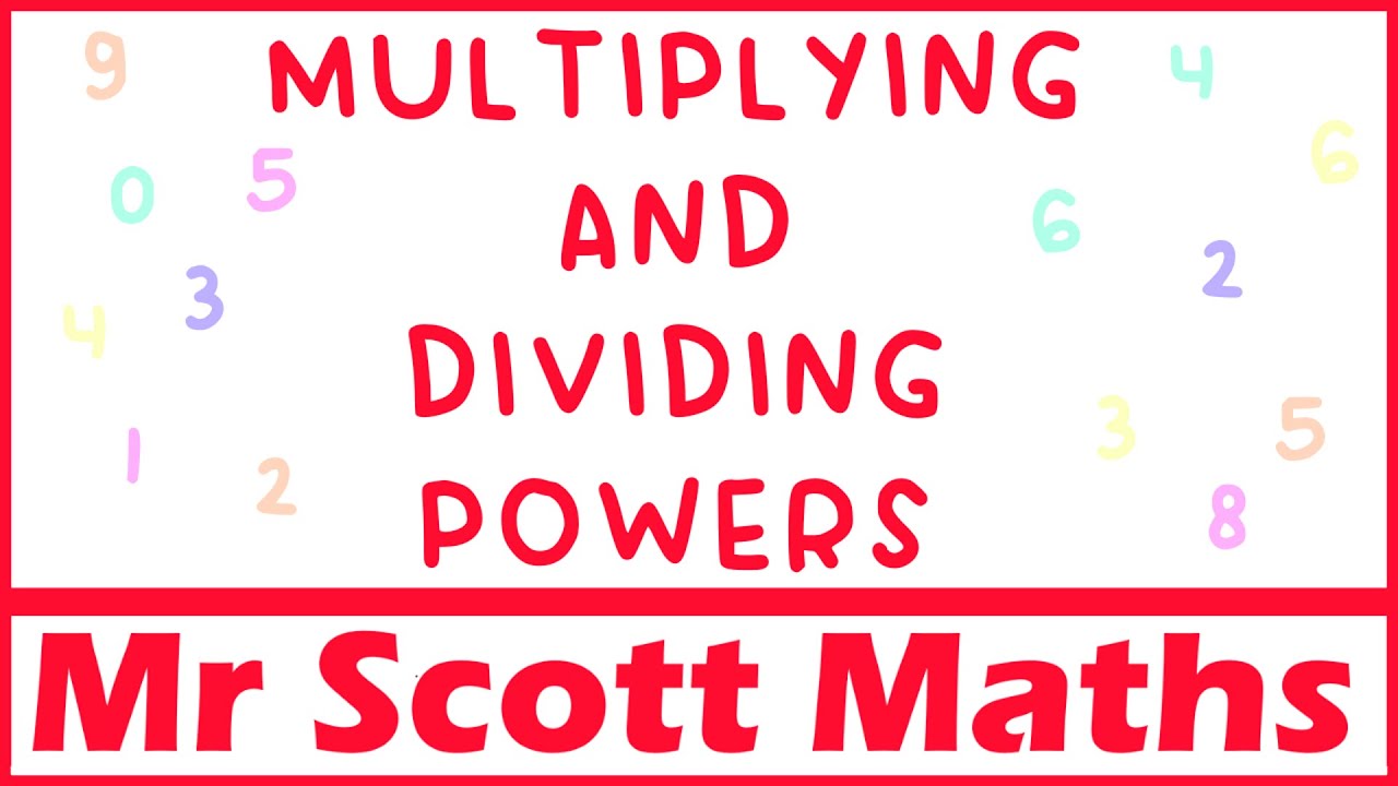 Multiplying and Dividing Powers | GCSE Maths - YouTube