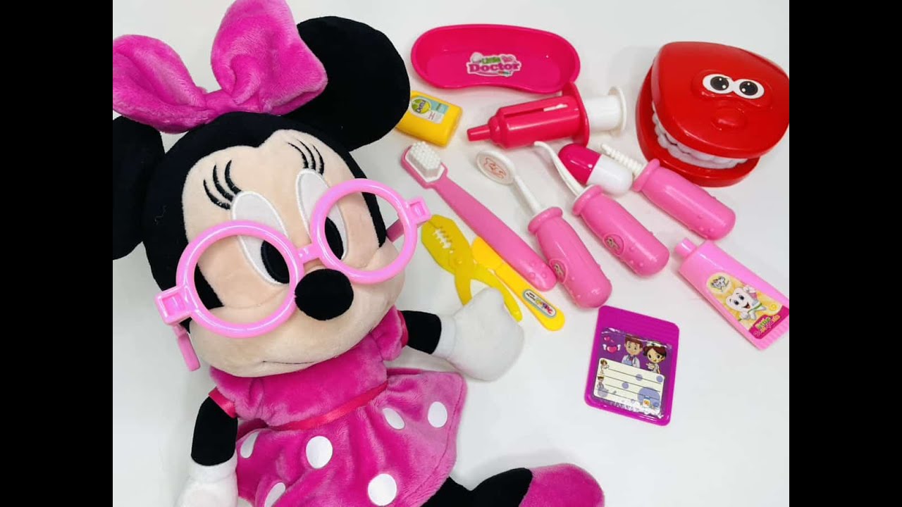 Dr. Minnie Mouse 😍| Dentist set | Pretend Play Set | Deep Dental ...