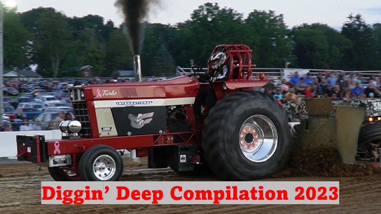 Diggin Deep 466 Hot Farm Compilation 2023 International East Coast Pro Pulling - YouTube