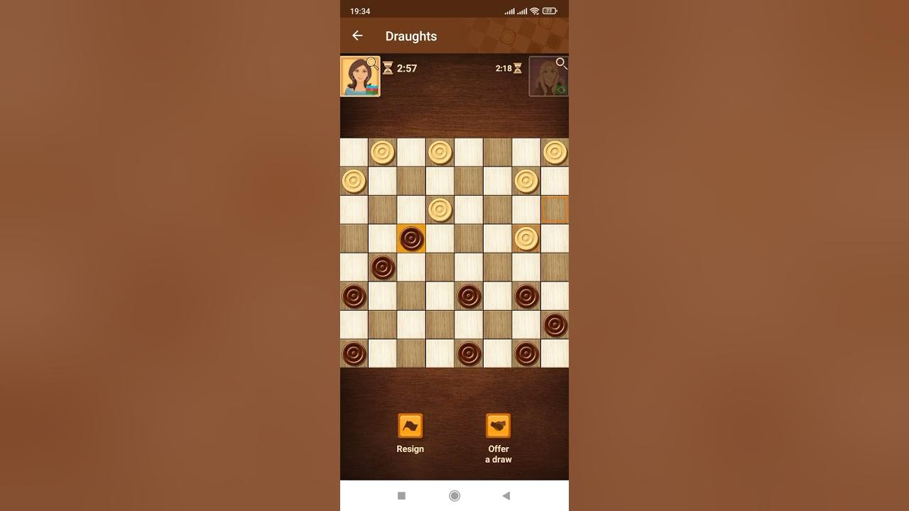 Checkers game - YouTube