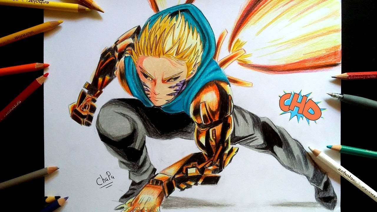DIBUJANDO A GENOS (ONE PUNCH MAN)/ DRAWING GENOS (ONE PUNCH MAN ...