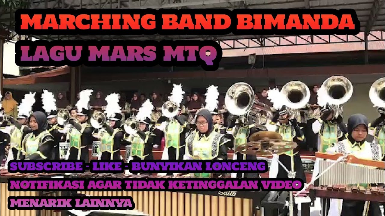 Mars MTQ - MARCHING BAND BIMANDA - YouTube