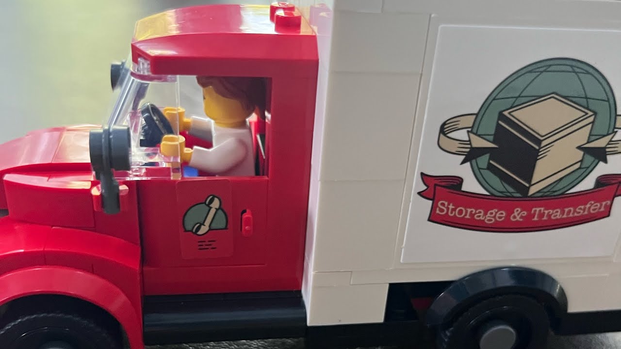 Lego moving truck - YouTube