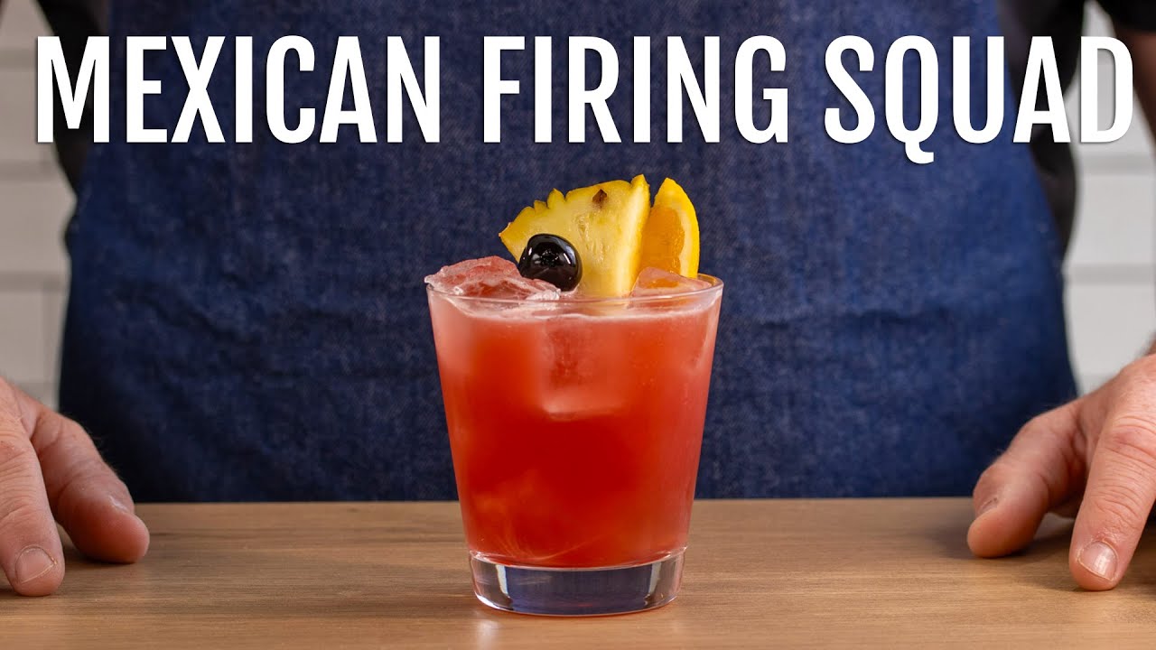 Mexican Firing Squad cocktail recipe - YouTube