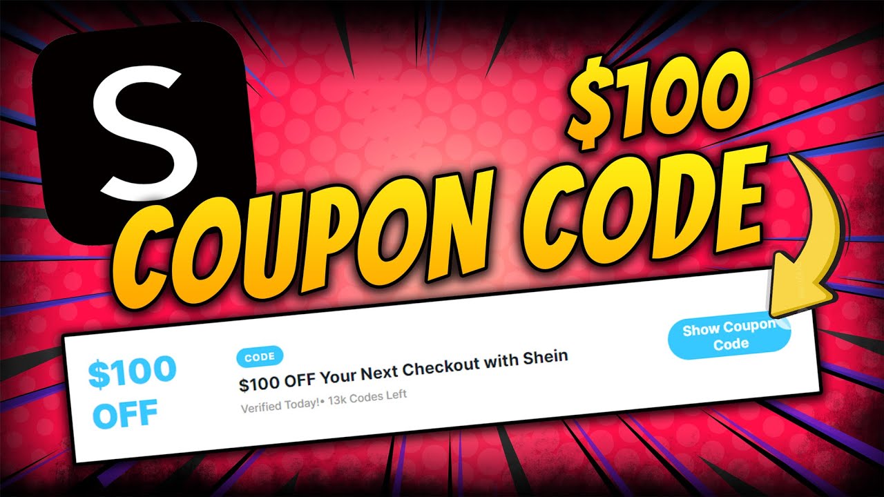 💸 NEW SHEIN COUPON CODE 2024 | Get $100 OFF Discount Code | Use These ...