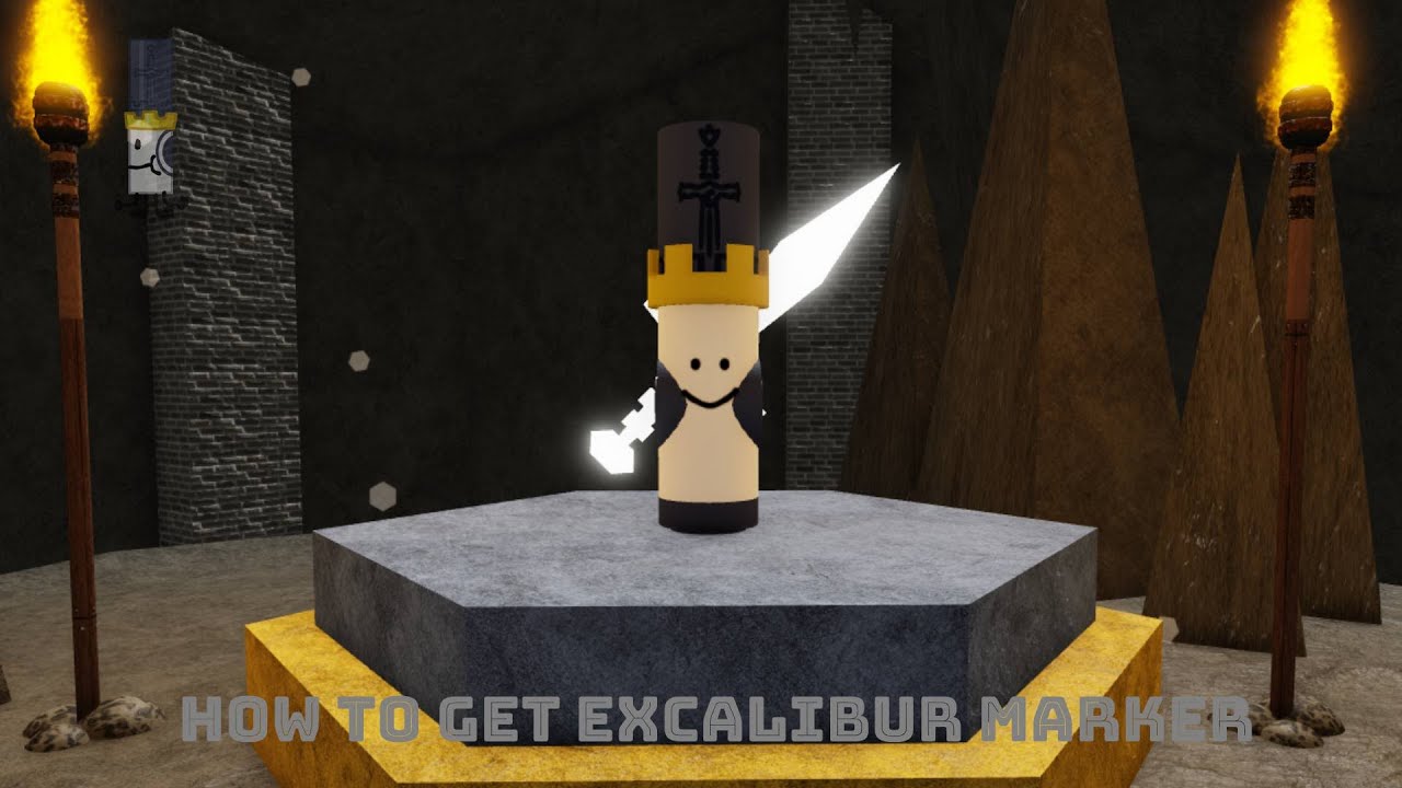 How to find Excalibur marker in Roblox Find the Markers - YouTube