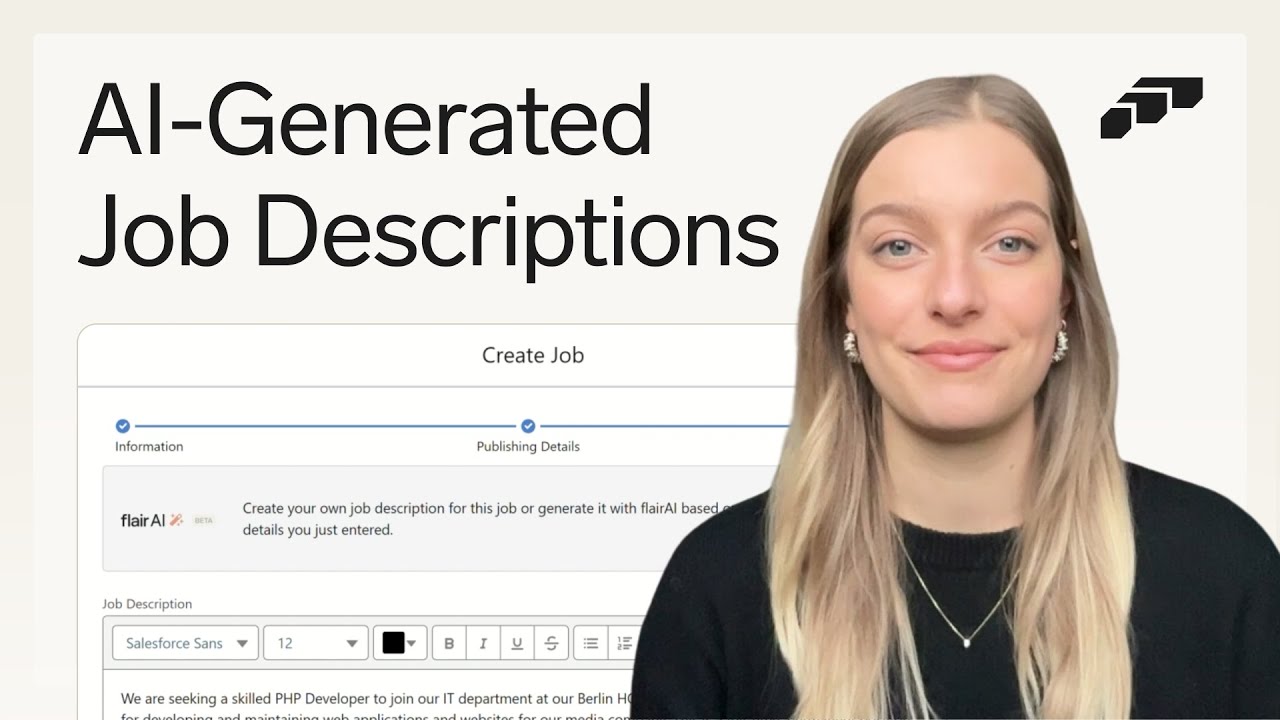 Use flair AI to Generate Job Descriptions / What's New in flair #hr ...