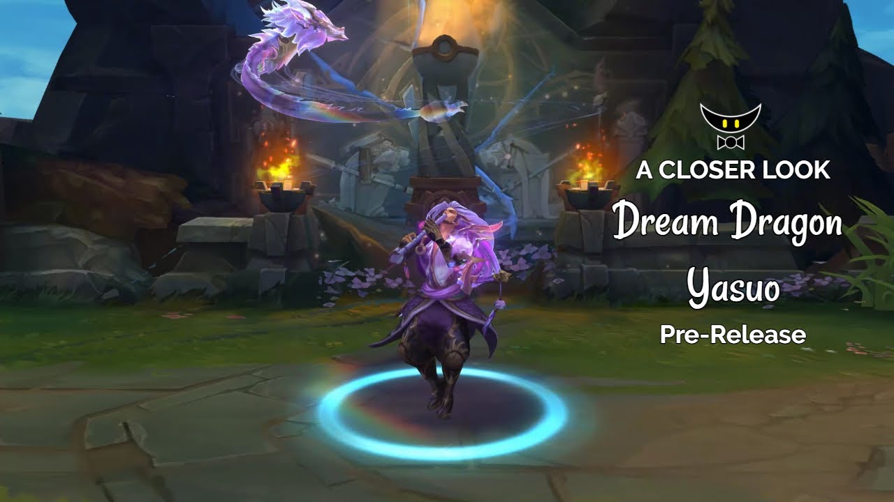 Dream Dragon Yasuo Legendary Skin (Pre-Release) - YouTube