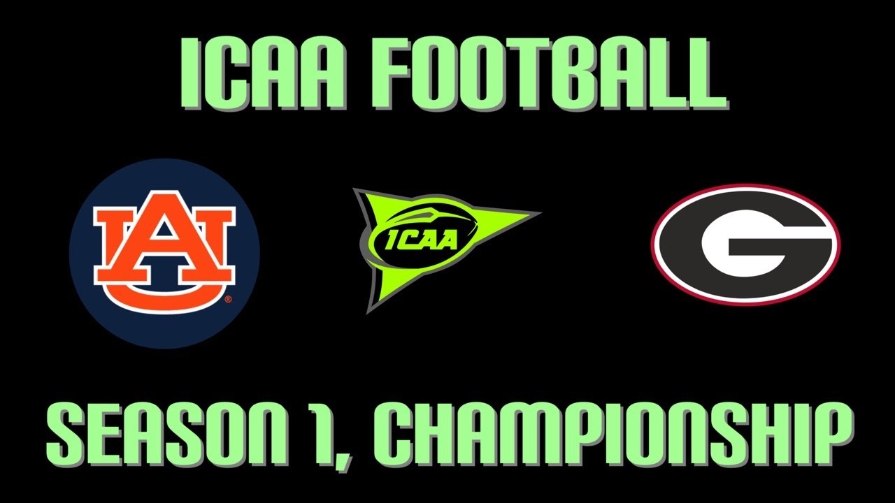 ICAA Football National Championship #3 Auburn vs #1 Georgia - YouTube