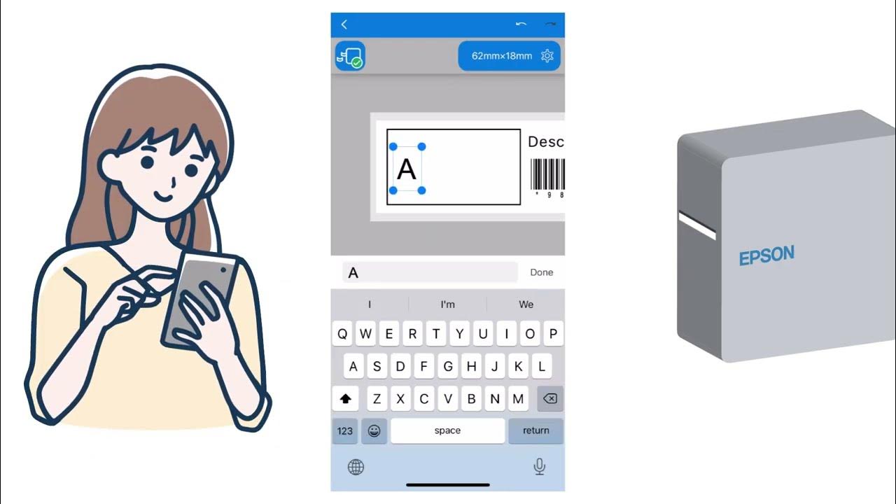 How to import CSV file using Label Editor Mobile - YouTube