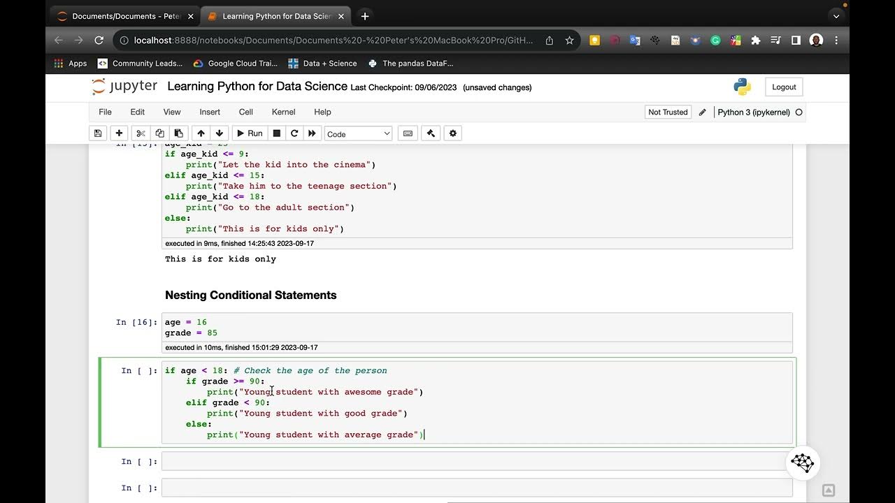 Nesting Conditional Statements - YouTube