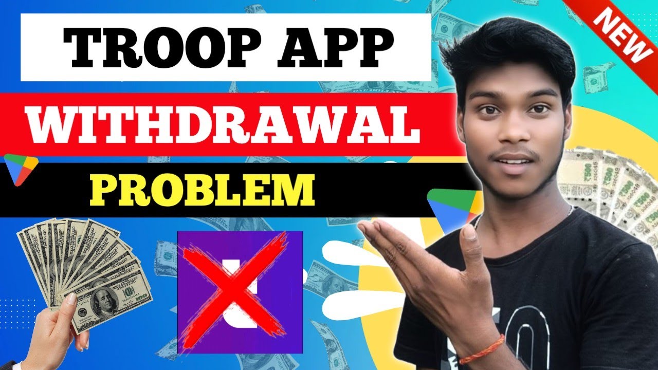 Troop App Withdrawal Problem || Troop App se Withdrawal Kaise kare ...