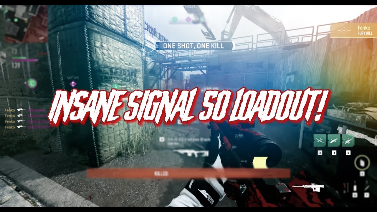BEST SIGNAL 50 CLASS! | MW2 Multiplayer - YouTube
