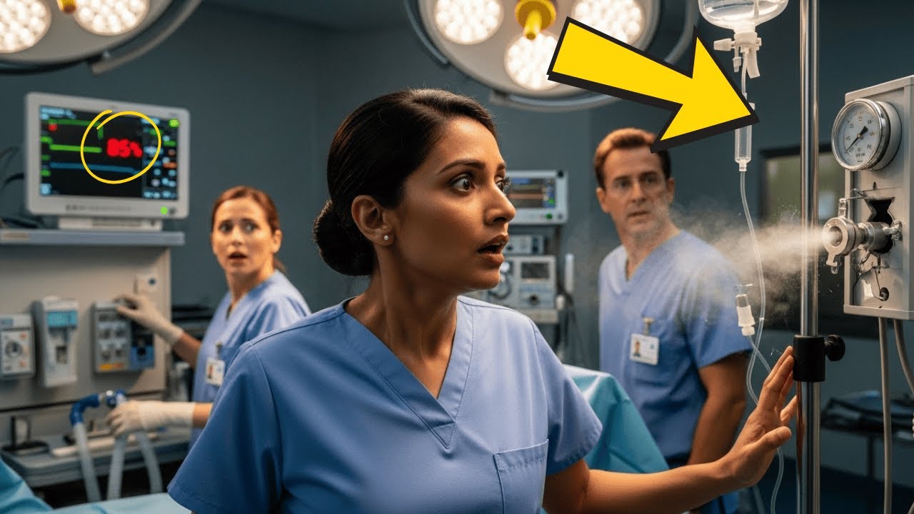 The oxygen line breaks mid-surgery. The rookie nurse creates a ...