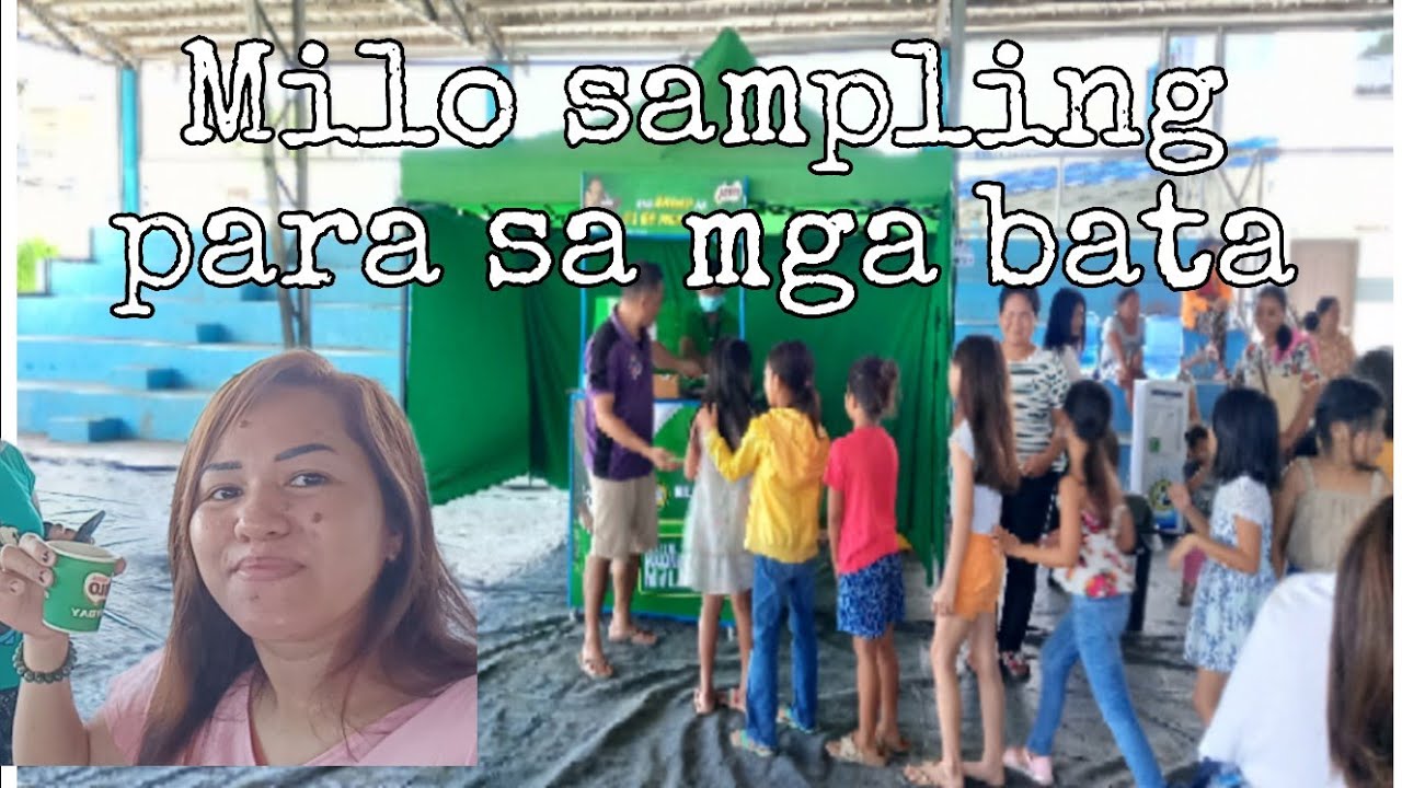 Milo Sampling sa aming Barangay//JHULS VLOG - YouTube