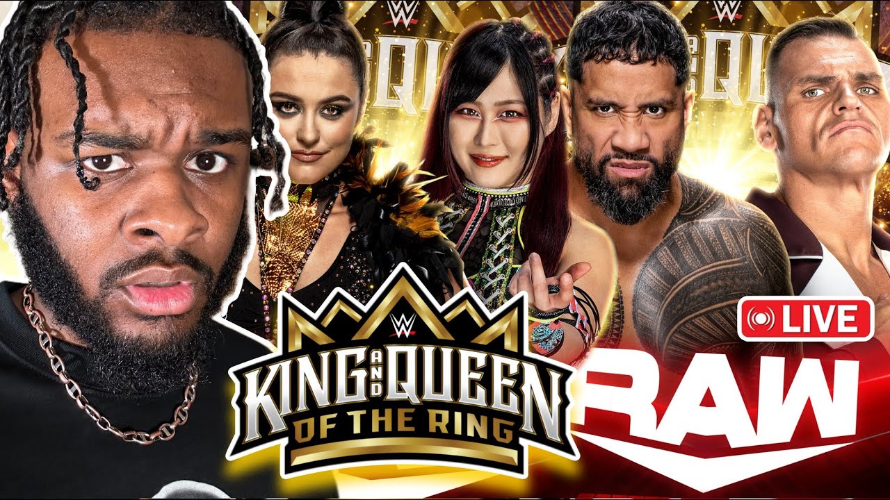 WWE RAW May 20th 2024 LIVE REACTION - King & Queen of The Ring Semi ...