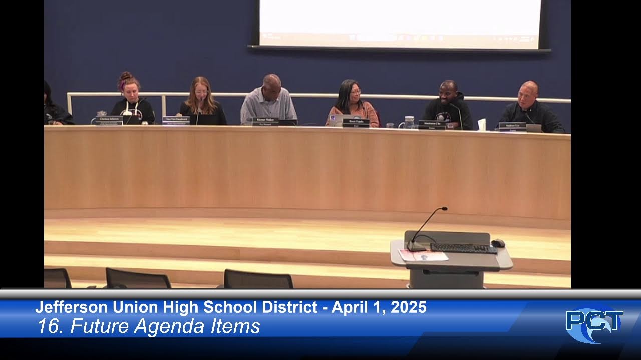 JUHSD 4.1.2025 Regular Board Meeting - YouTube