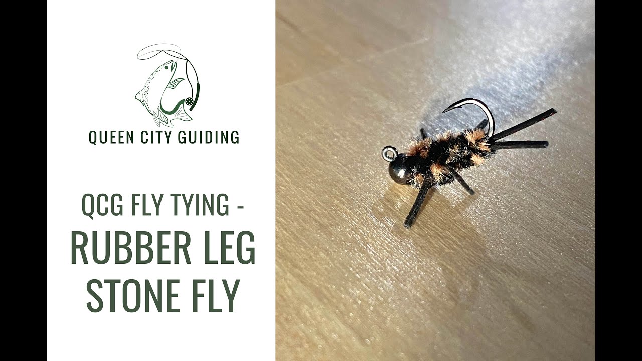 Fly Tying QCG Rubber Leg Stonefly (Euro Nymph) - YouTube