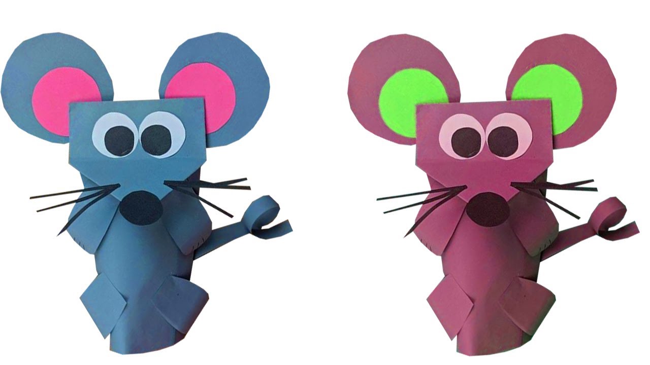 How To Make A Mouse Out Of Paper Paper Mouse Craft YouTube How To Make A Mouse Out Of Paper Paper Mouse Craft YouTube