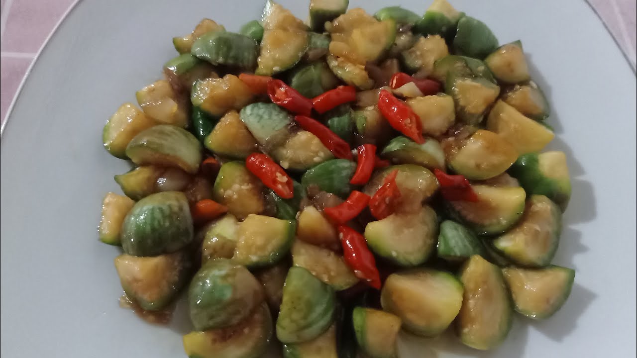 TERONG LALAP MASAK CABE - YouTube
