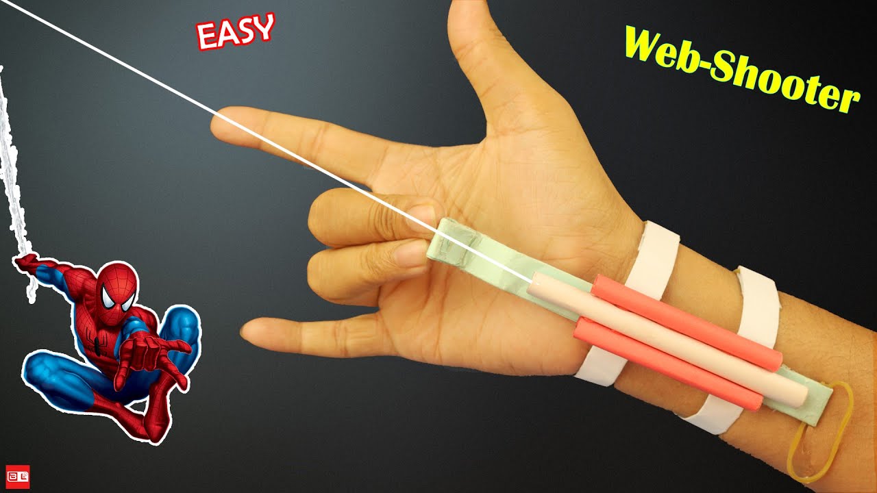 Spider Man Web Shooter Making - How to Make Spider Man Web Shooter with ...