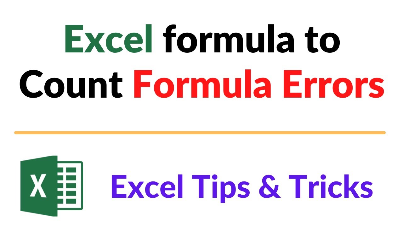 Count Of Formula Errors In Excel YouTube count-of-formula-errors-in-excel-youtube