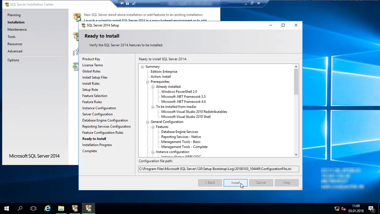 Как установить MS SQL Server 2014 - YouTube