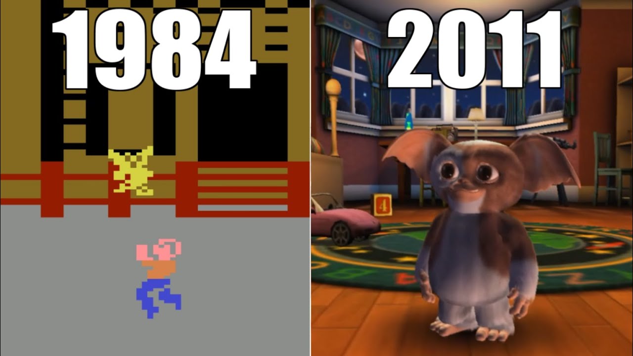 Evolution of Gremlins Games [1984-2011] - YouTube