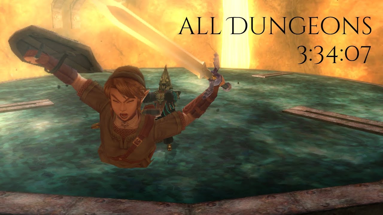 Twilight Princess All Dungeons in 3:34:07 (former world record) - YouTube