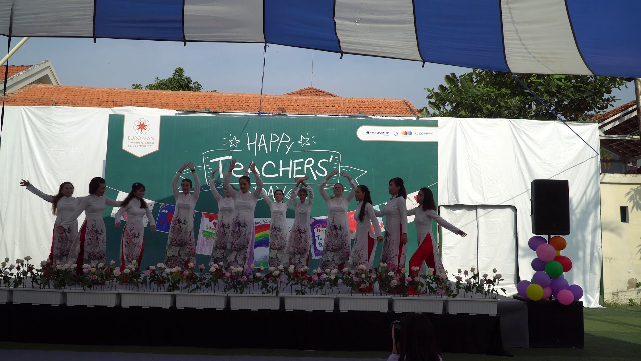 EISHCMC Teachers Day Assembly Teacher Performance - YouTube
