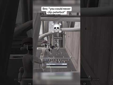 Peterbot can't hang 🤣