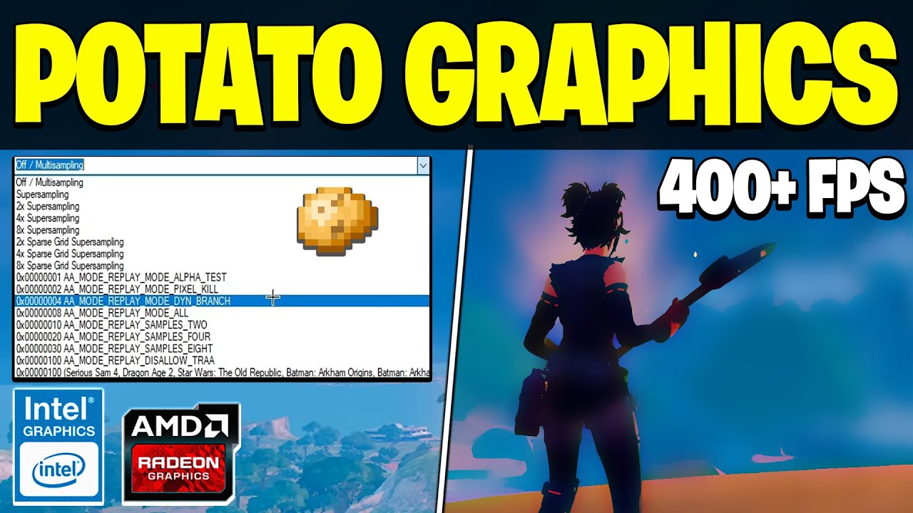 How to Get Potato Graphics in Fortnite | Fortnite FPS Boost ...