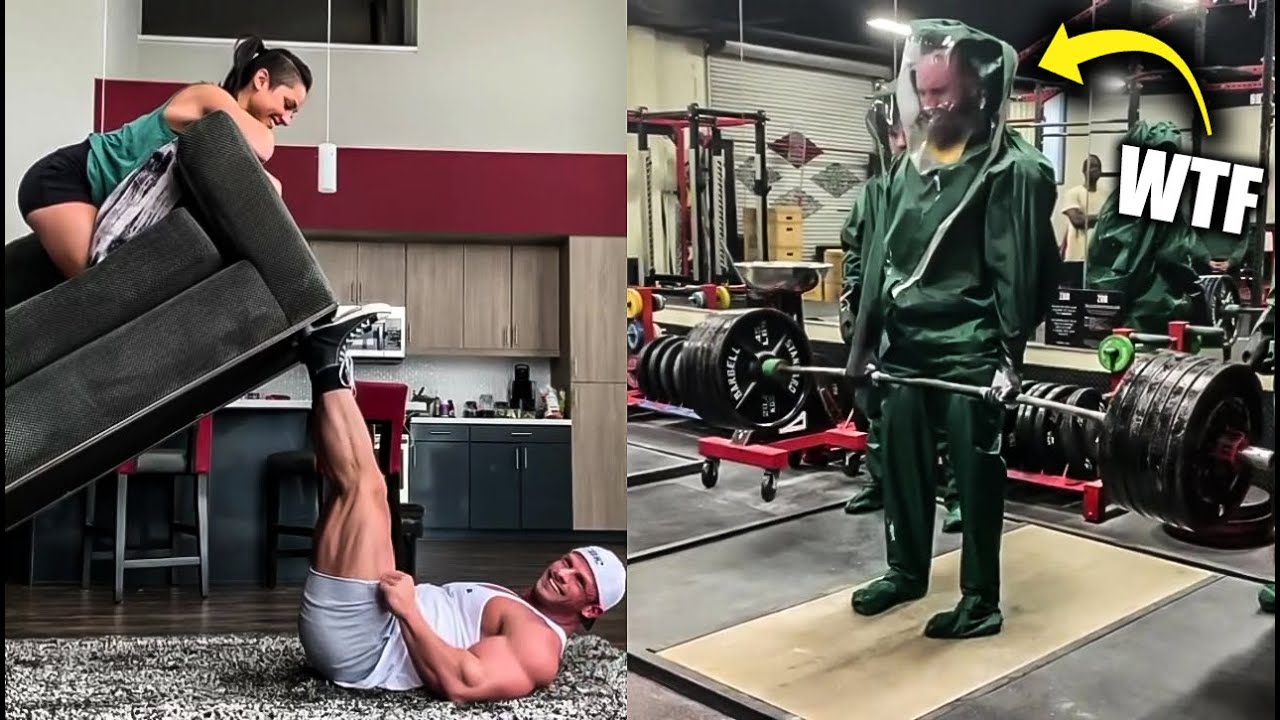 MOST CRAZY FITNESS MOMENT LEVEL 9999% 😱 BEST OF 2020 - YouTube