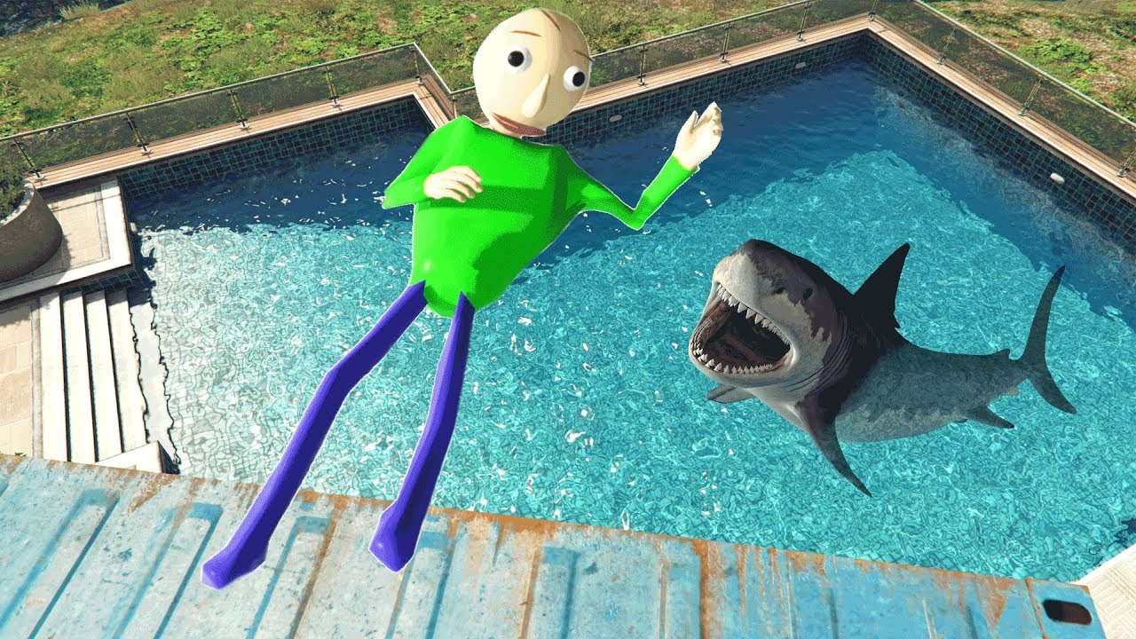 GTA 5 Water Fails | Ragdolls Baldi's Basics vol.3 (Euphoria physics ...